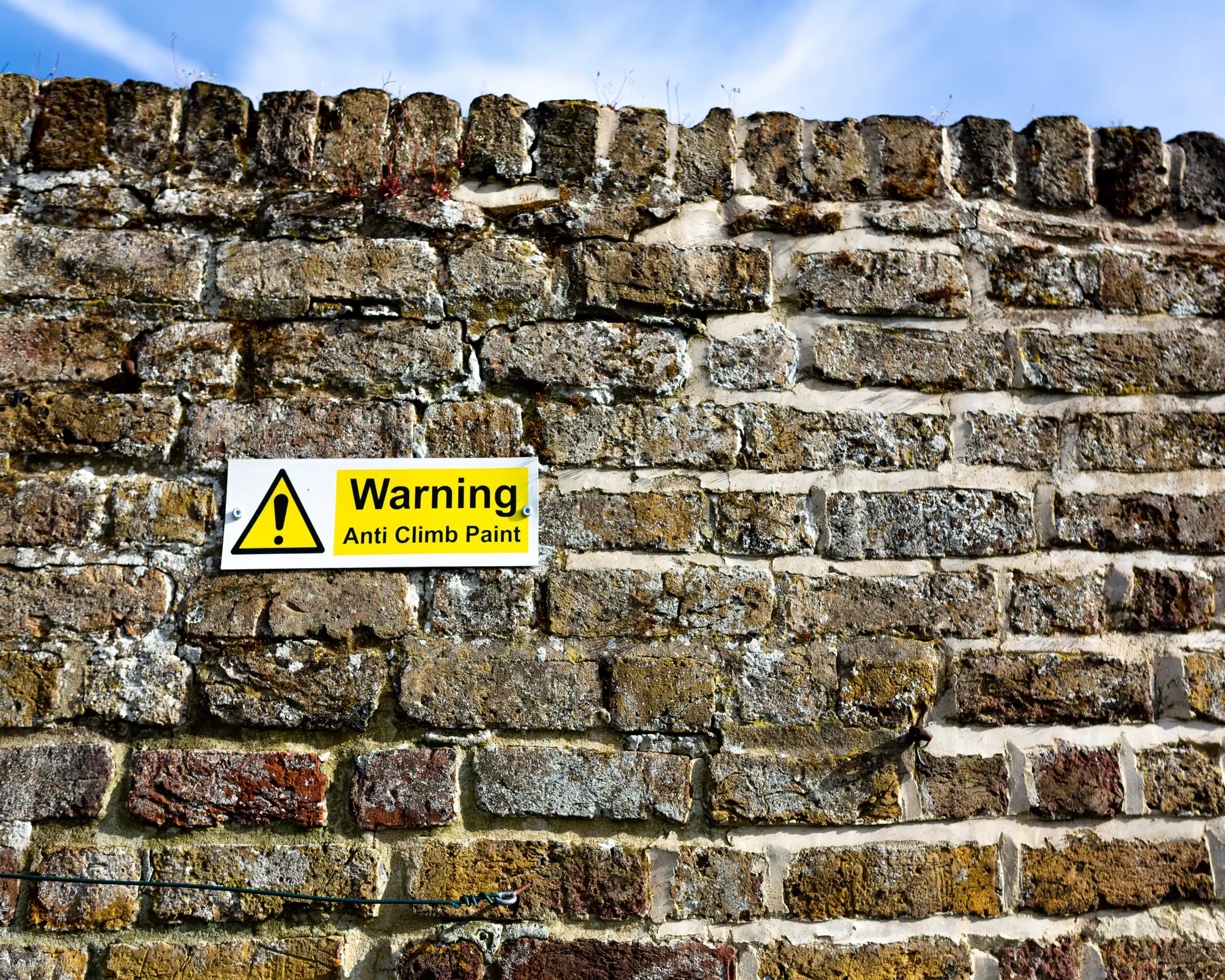Coo-Var Vandalene Anti Climb Paint. A Quick Security Solution