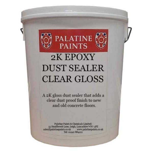 2K Epoxy Dust Sealer Clear Gloss 15KG | Palatine Paints