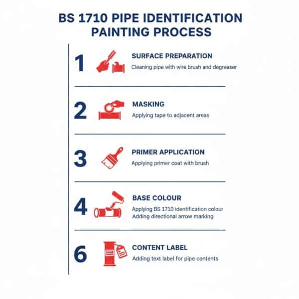 BS 1710 Colour Chart & Pipe Marking Compliance Guide UK | Palatine Paints